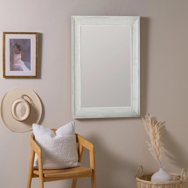 Caitlin Wilson Fluted Wall Mirror | Chairish