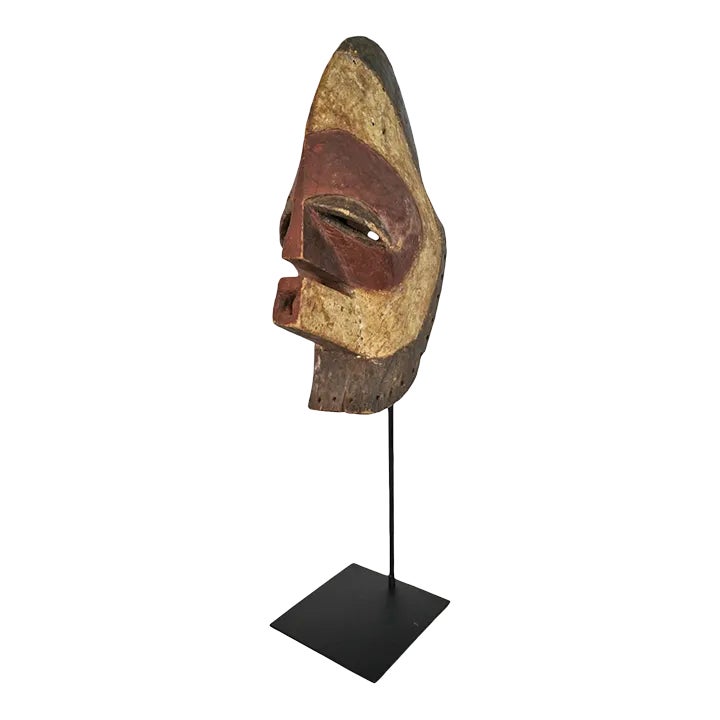 Early 20th Century Kifwebe Mask on Stand | Chairish
