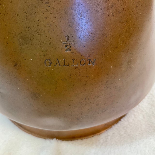 Antique British 18th Century Half Gallon Copper "Haystack" Pitcher ...