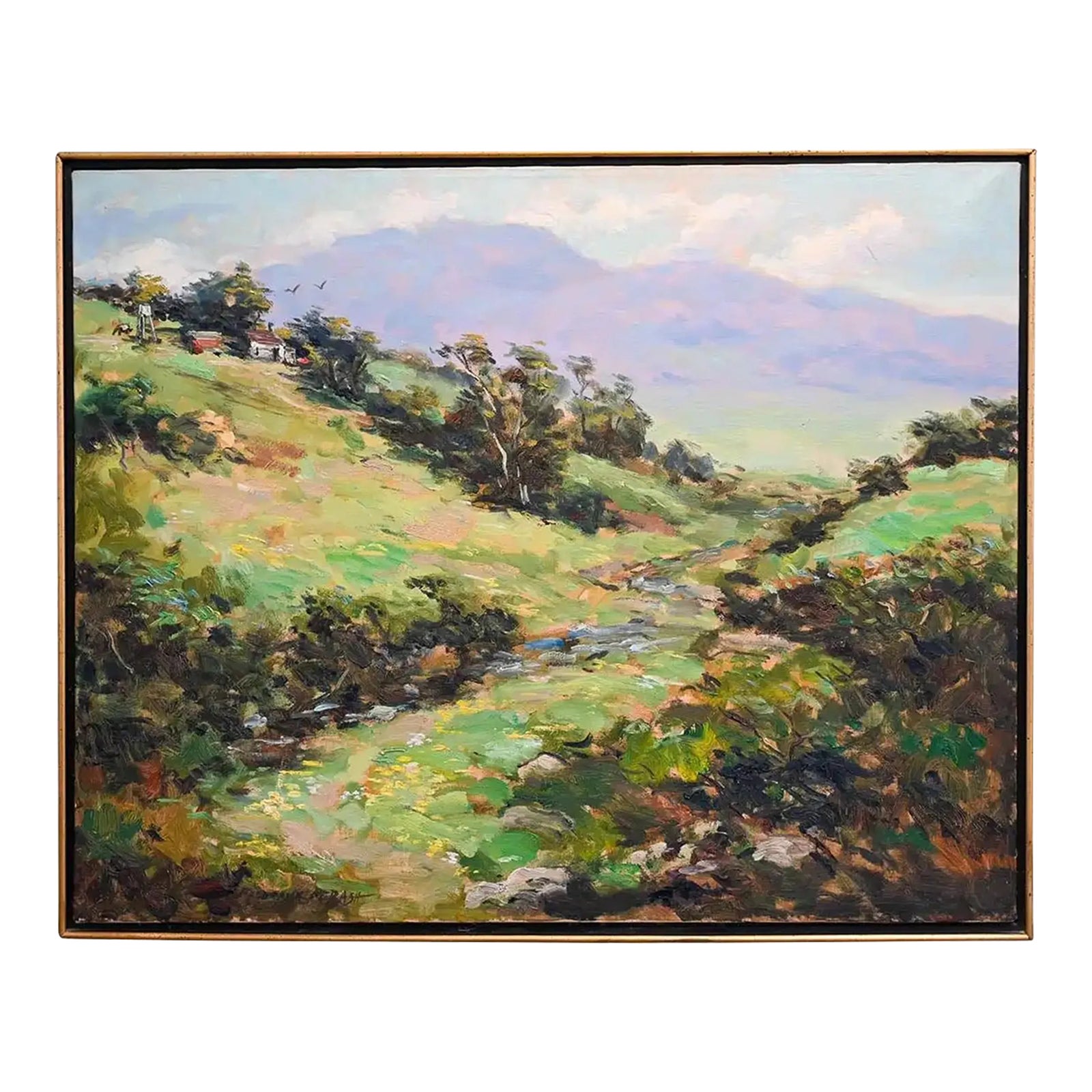 California Impressionist Oil Painting by Frederick Milton Rash, (1919 ...