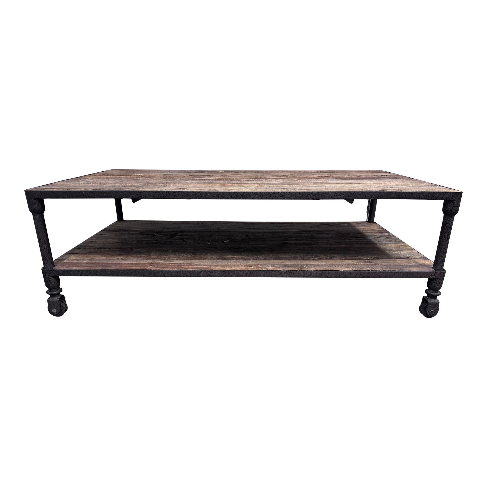 Restoration hardware industrial coffee table store