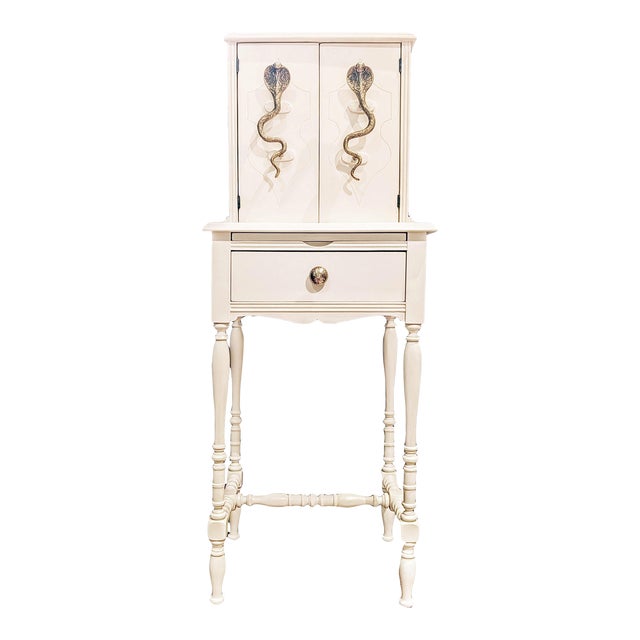 White cocktail cabinet store
