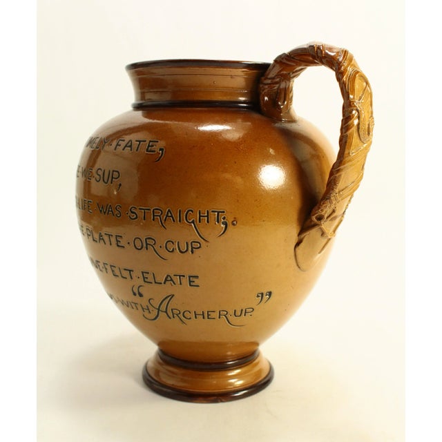 1872-1880 Equestrian Jug John Cutts Australian Jockey & Horse Archer by ...