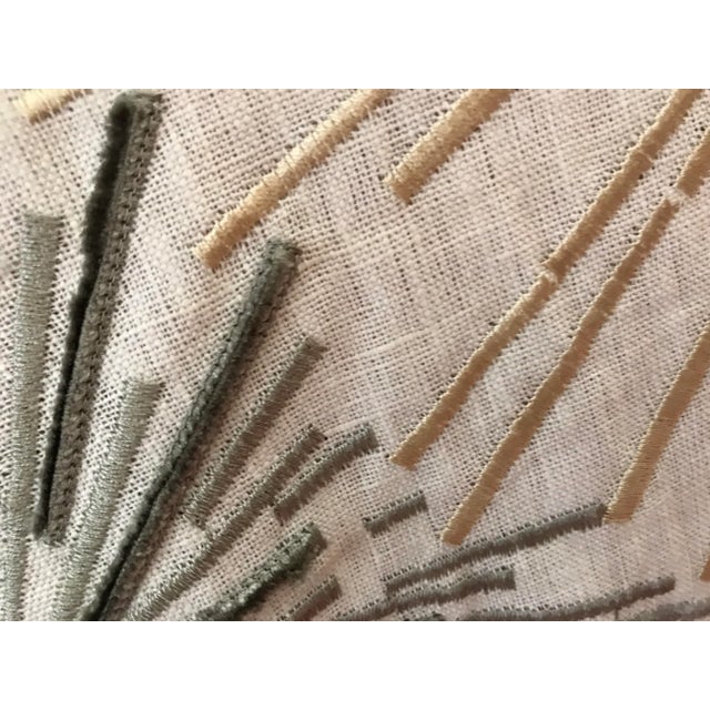 5 Yards Romo Embroidered Linen | Chairish