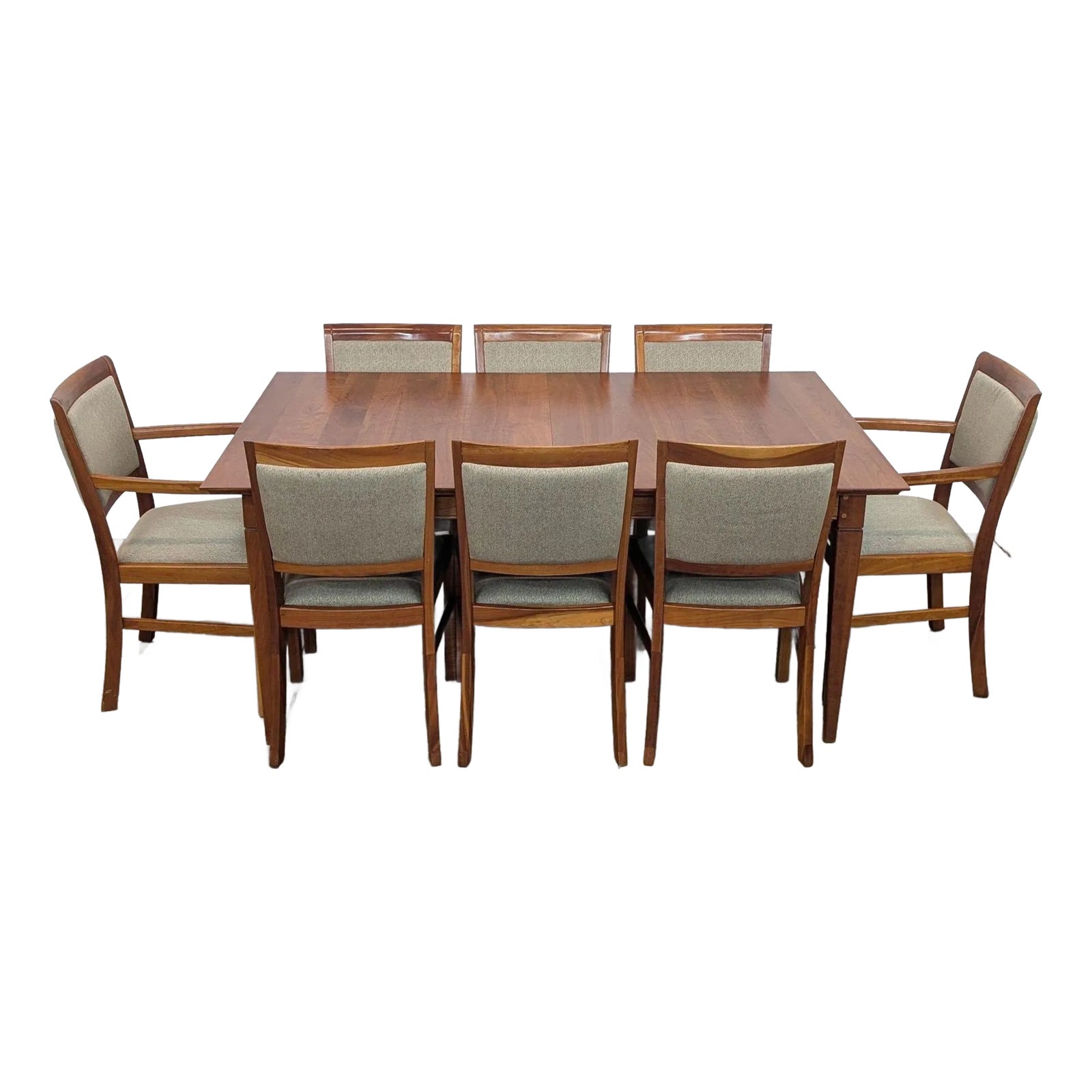 Harden Furniture Classic Cherry Extendable Dining Set of 9 | Chairish