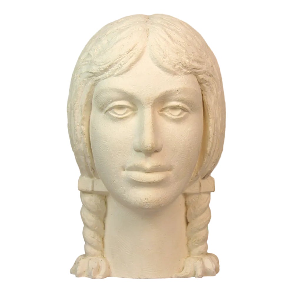 Head of Woman in Plaster, 1960s | Chairish