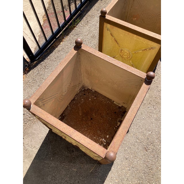 Madeline Anduze Orangerie Planter Box Yellow Glazed Terracotta-2 | Chairish