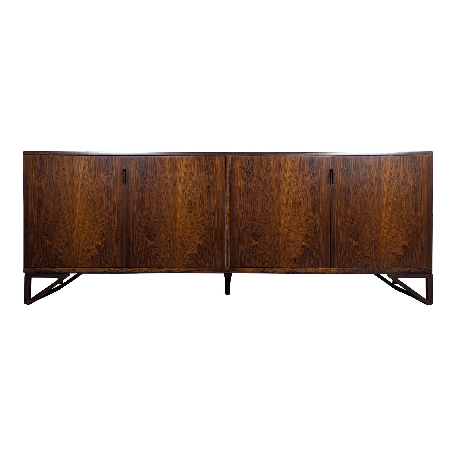 1960s Danish Modern Rosewood Cabinet / Sideboard by Svend Langkilde for ...