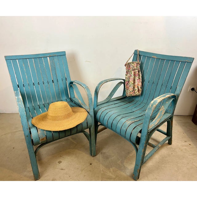 Vintage Garden Chairs, Set of 2 | Chairish