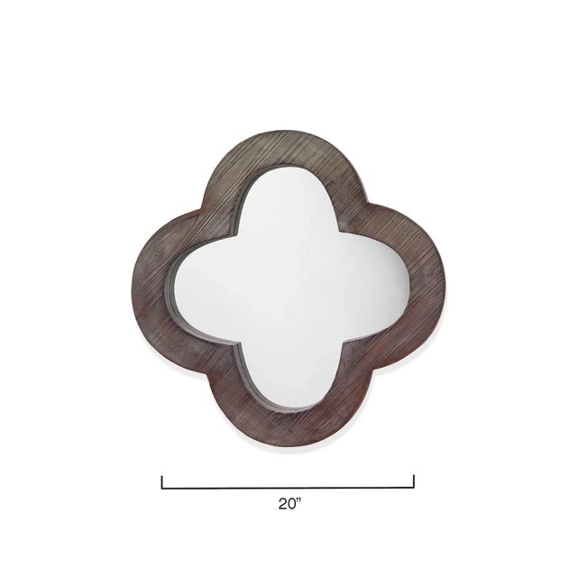 Clover Wood Mirror | Chairish