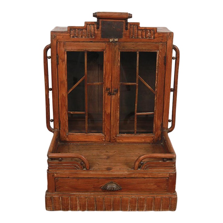 Vintage Indian Teakwood Temple/Mandir | Chairish