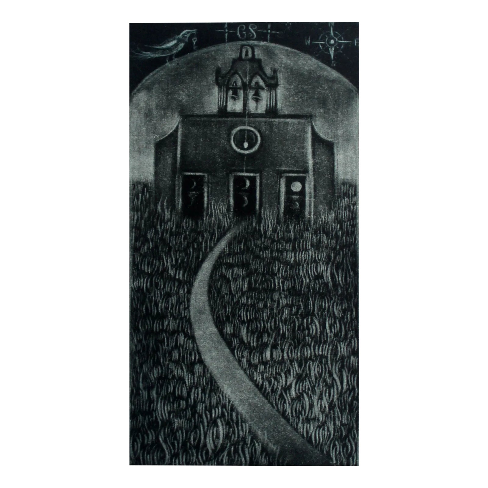 Ewa Kutylak, A Path, 2011, Mezzotint and Drypoint on Paper | Chairish