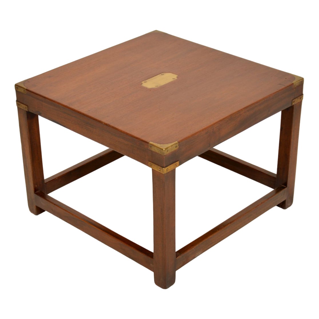 Vintage Military Campaign Side Table, 1930s | Chairish