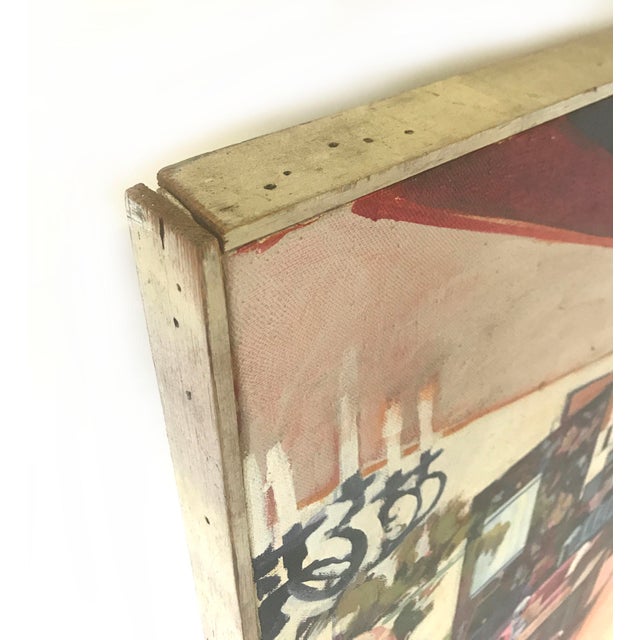 Original Val Lewton "Love It Like Levitz" Oil on Canvas Painting | Chairish