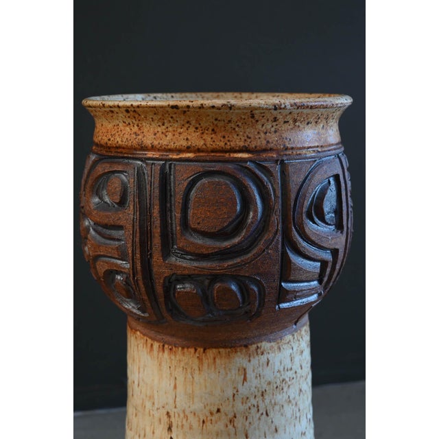 California Studio Ceramic Glazed Vessel by Bruce Tomkinson, Ca. 1970 ...