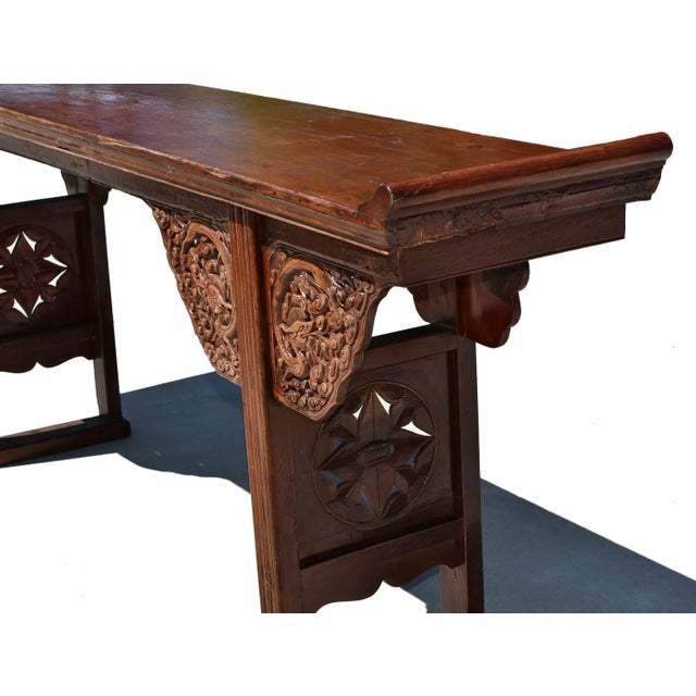 Antique Chinese Dragon Altar Table | Chairish