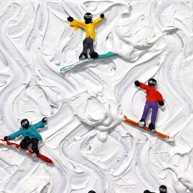 "Just Snowboarders" Original Artwork by Elizabeth Langreiter | Chairish