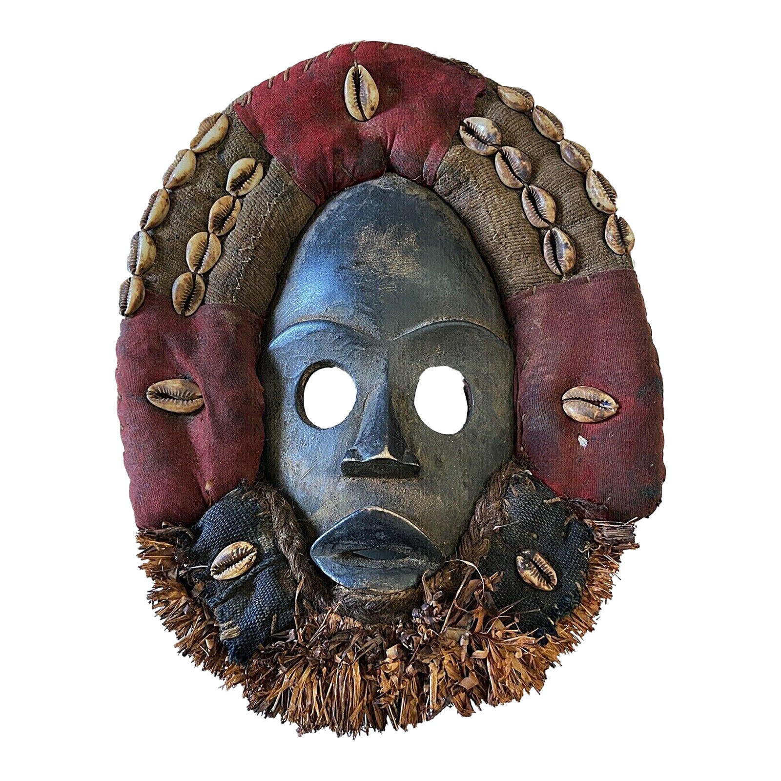 Vintage African Dan Ceremonial Dance Mask 12" H | Chairish