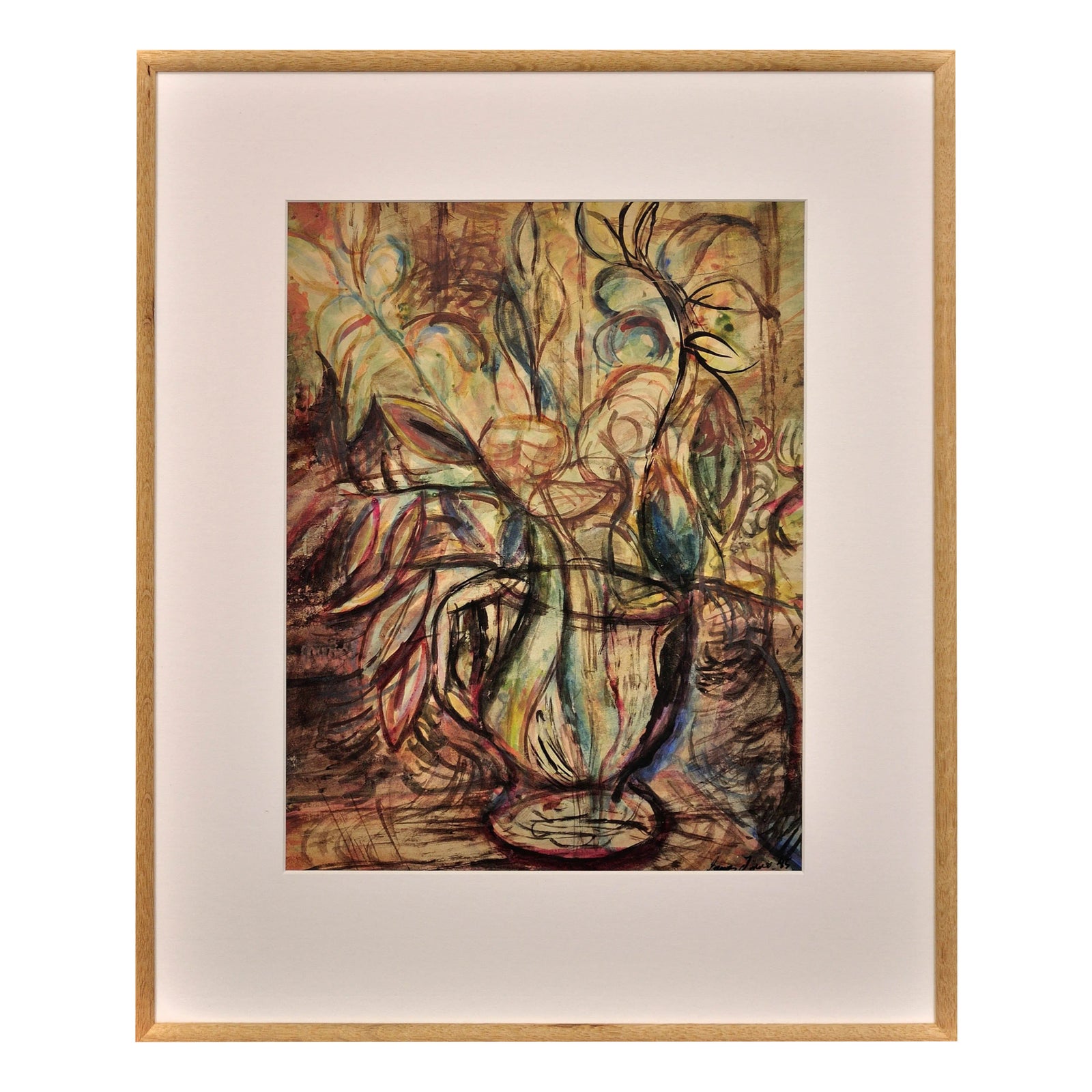James Tower, Still Life of Cut Flowers in a Pottery Jug, 1945 ...