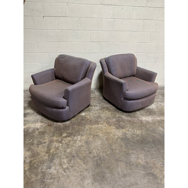 Castro Convertible Swivel Club Chairs | Chairish
