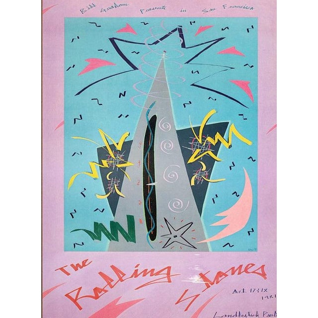 Rolling Stones American Tour 1982 Poster | Chairish