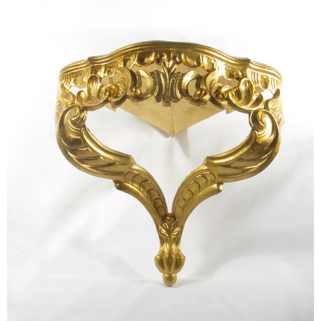 Rococo Corner Wall Bracket | Chairish