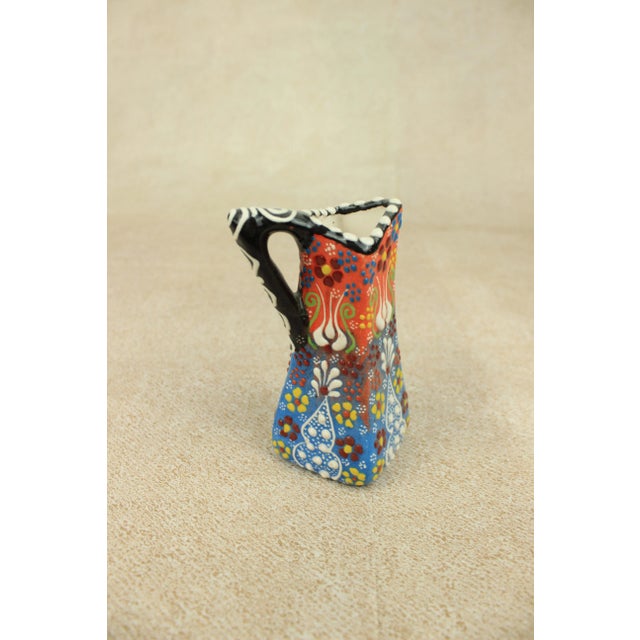 Turkish Handmade Ceramic Milk/Creamer Pot | Chairish