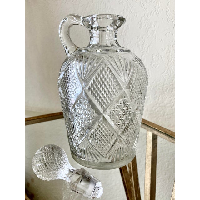 1896 Eapg “Peerless” Decanter by Model Flint Glass Company | Chairish