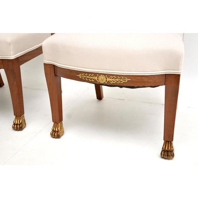 Antique Neo-Classical Swedish Side Chairs, 1890s, Set of 2 | Chairish