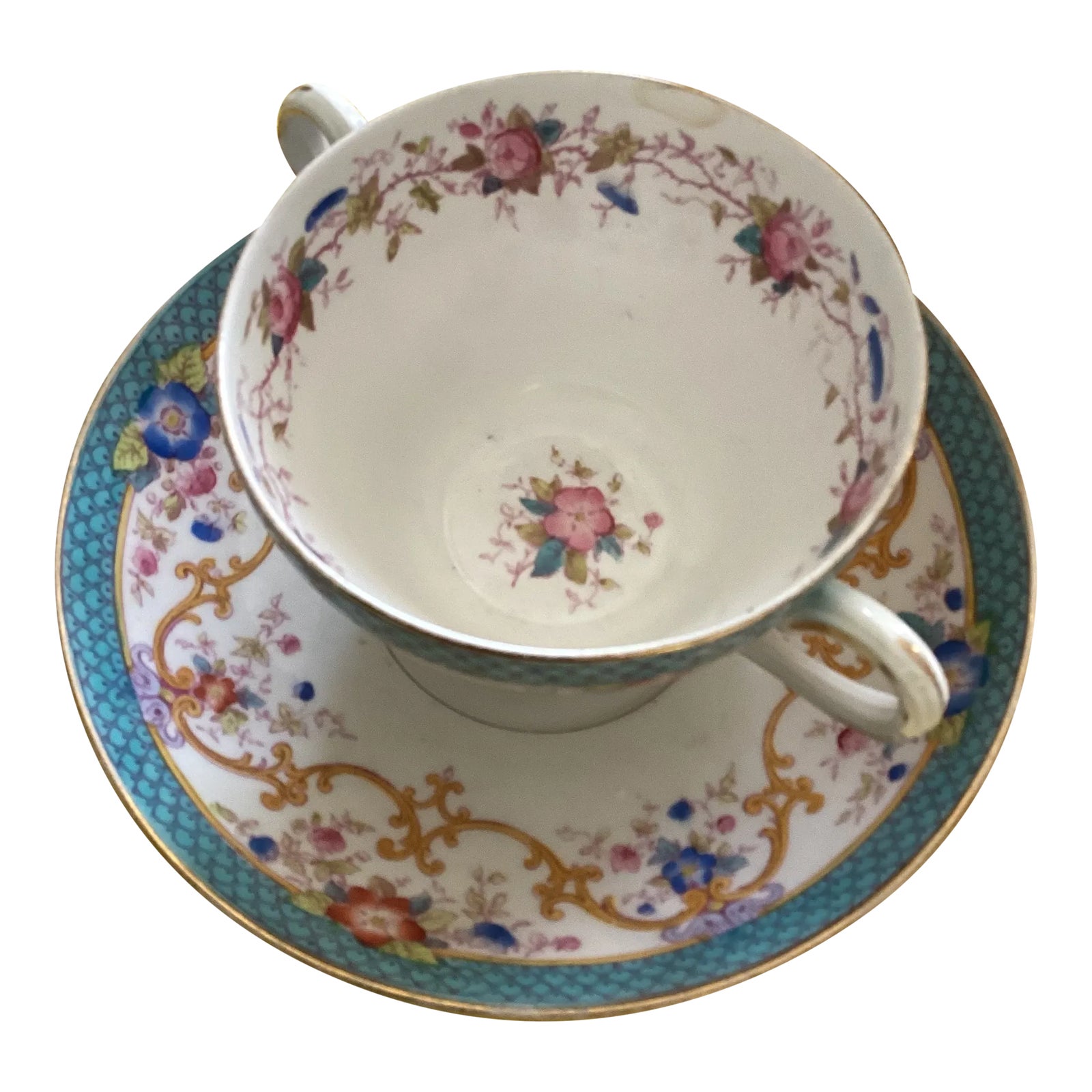 Vintage V&b Villeroy & Boch Wallerfangen Double Handled Cream Soup With ...