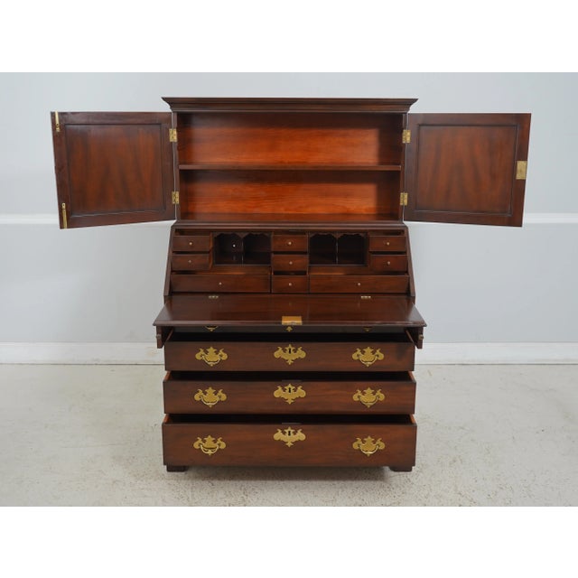 Kittinger Cw-1 Colonial Williamsburg Mahogany Slant Front Desk | Chairish