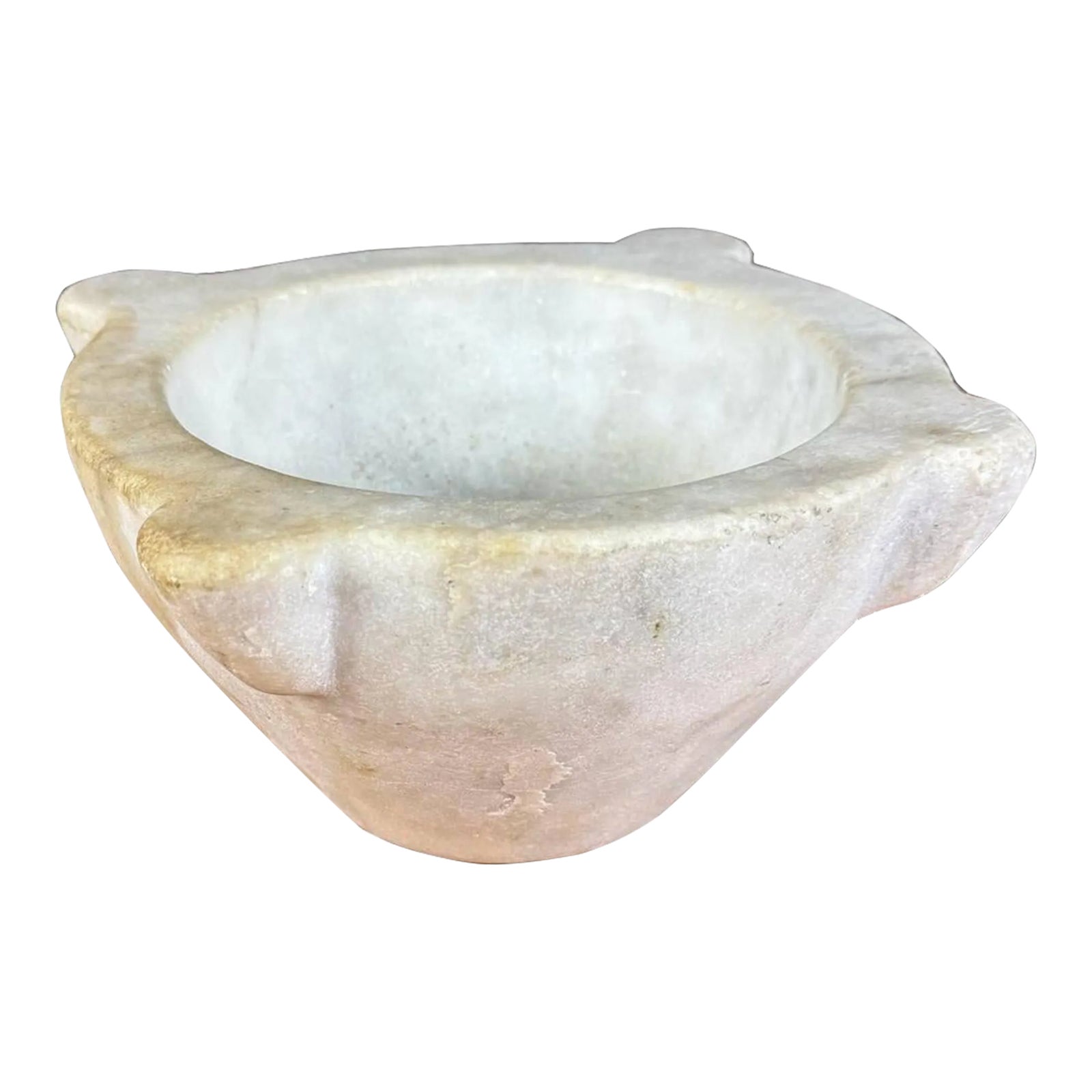 Antique French Marble Mortar Pot – Culinary or Apothecary Decor | Chairish