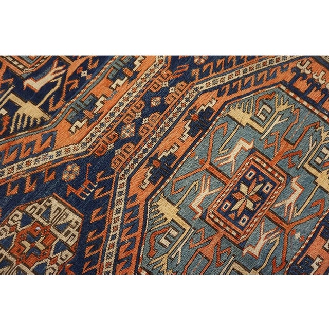 19th Century Caucasian Sumak Carpet | Chairish