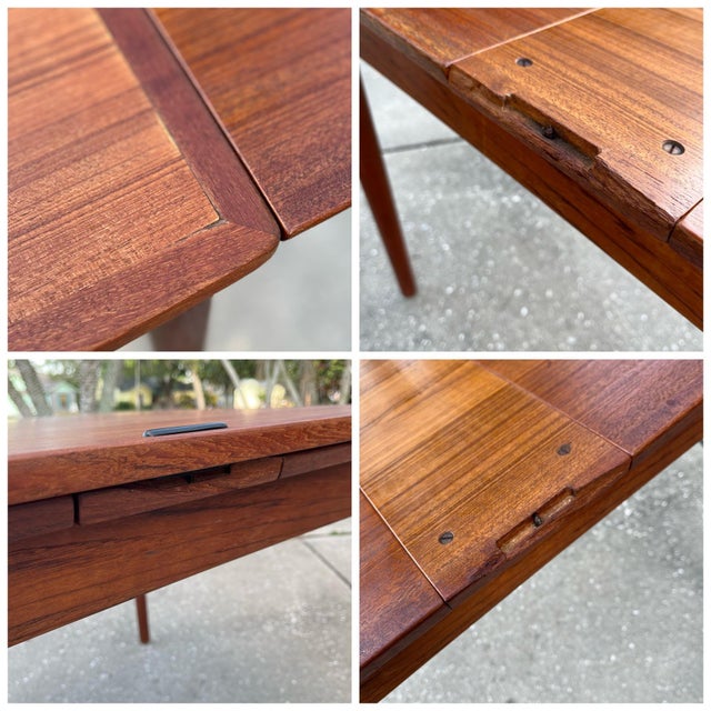 Hundevad Extending Game or Dining Table With Reversible Tabletop Leaf ...