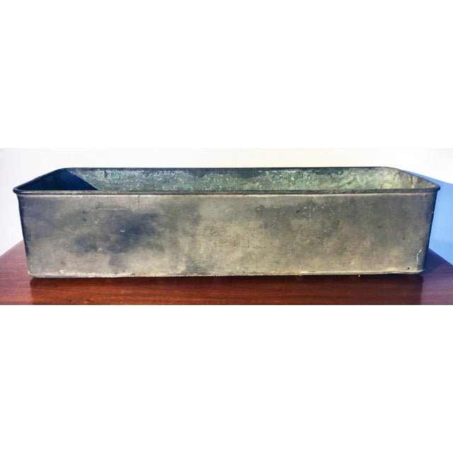 Antique French Country Zinc Window Planter | Chairish