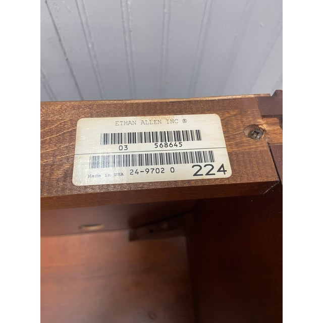 1980s Ethan Allen Tv Stand/Vhs Tapes Shelving | Chairish