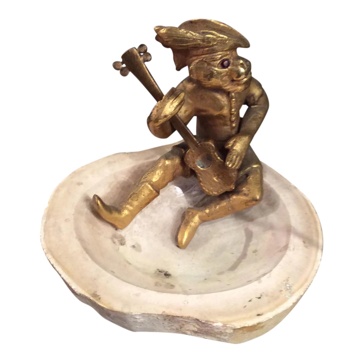 Bronze Monkey Dish | Chairish