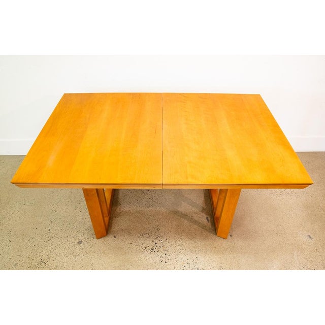 1950s Mid Century Modern Dining Table Conant Ball Russel Wright X3 Leaf ...
