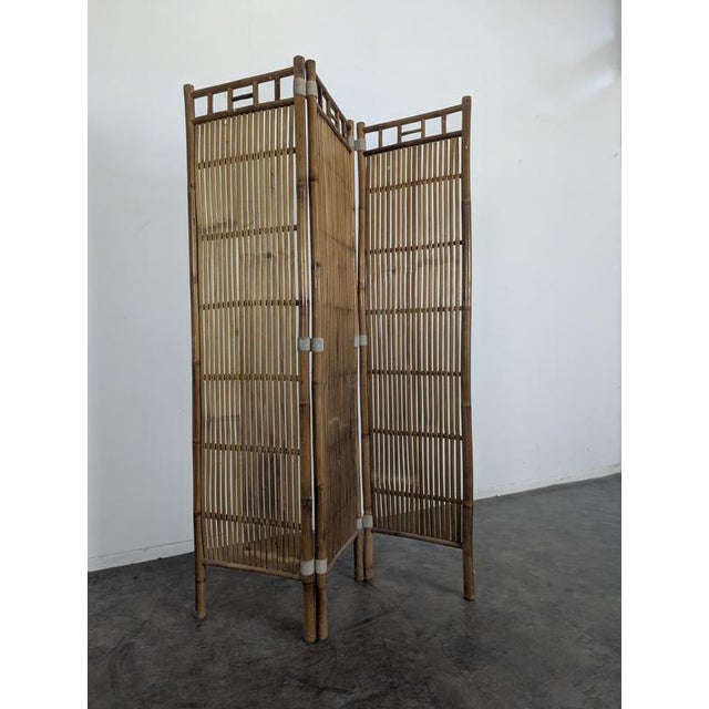 Bamboo Screen or Room Divider | Chairish