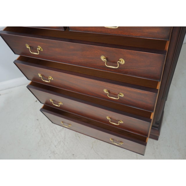 Henkel Harris Mahogany New Market High Chest | Chairish