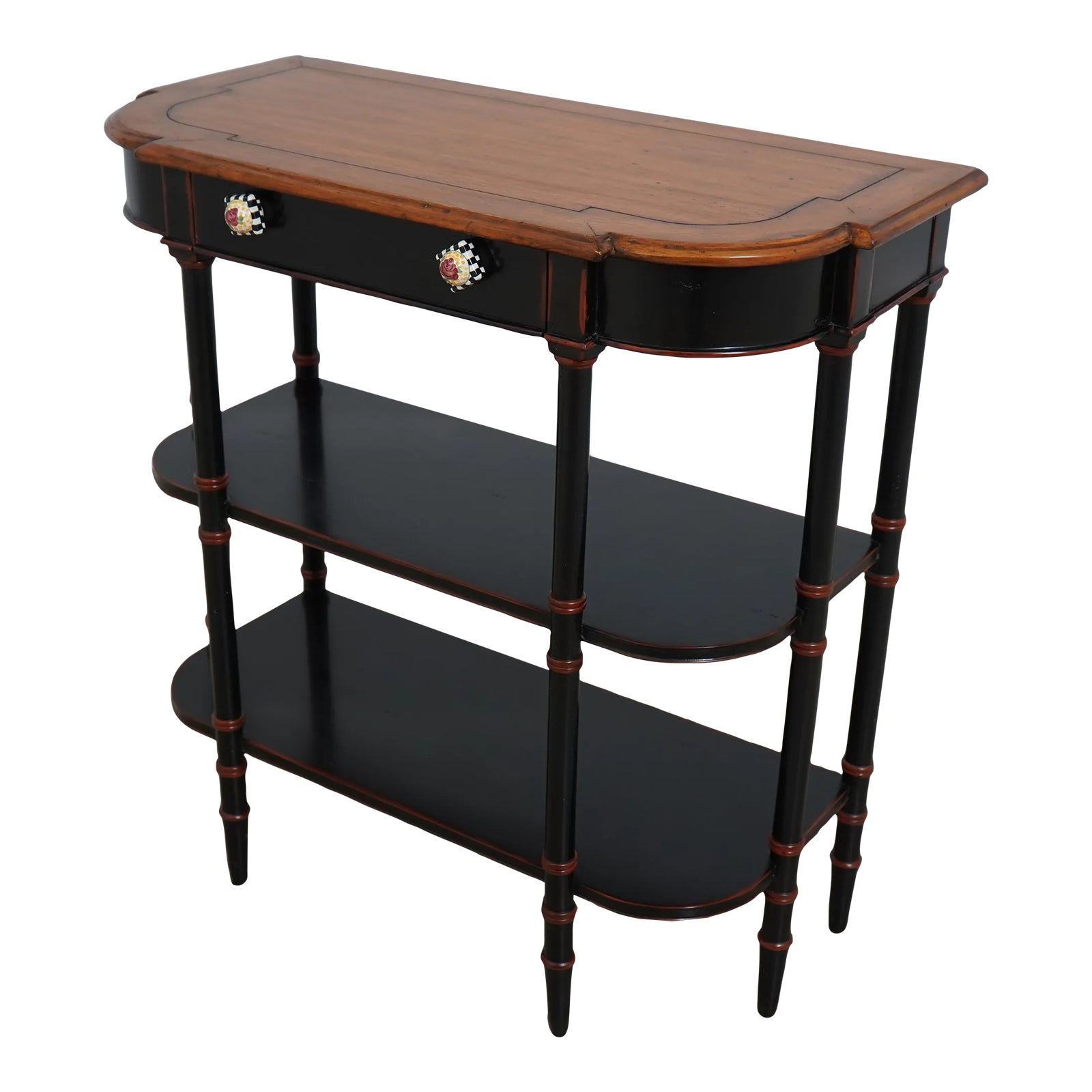 Theodore Alexander Console W. Mackenzie Childs Hardware | Chairish