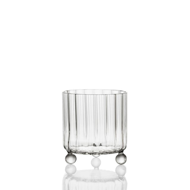 High Spirits Lowball Glass - Set of 2 - Handmade in Italy | Chairish