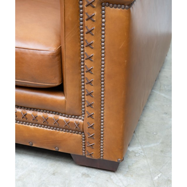 Hancock and Moore Leather Sofa | Chairish