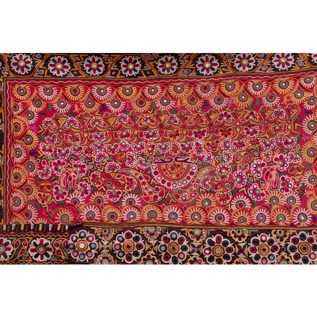 Vintage Ceremonial Indian Sindhi Tapestry | Chairish