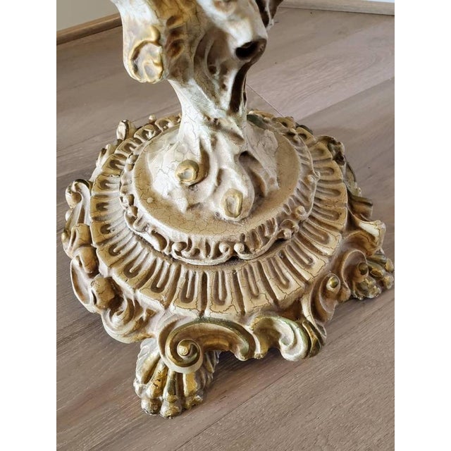 Antique Italian Rococo Venetian Carved Gilt Column | Chairish