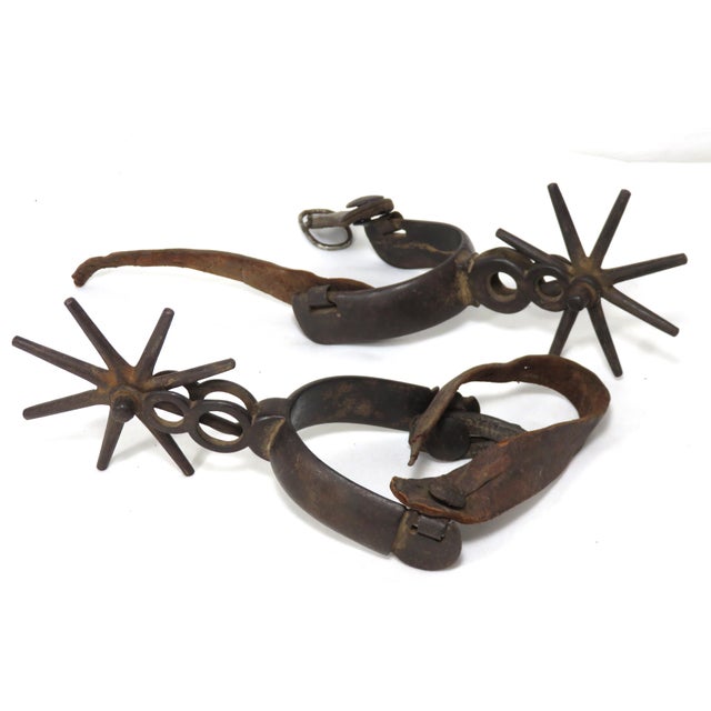 19th Century Southwestern Working Cowboy Ranch Spurs - a Pair | Chairish
