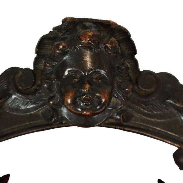 Antique Italian Oak Corner Chair, 1890s | Chairish