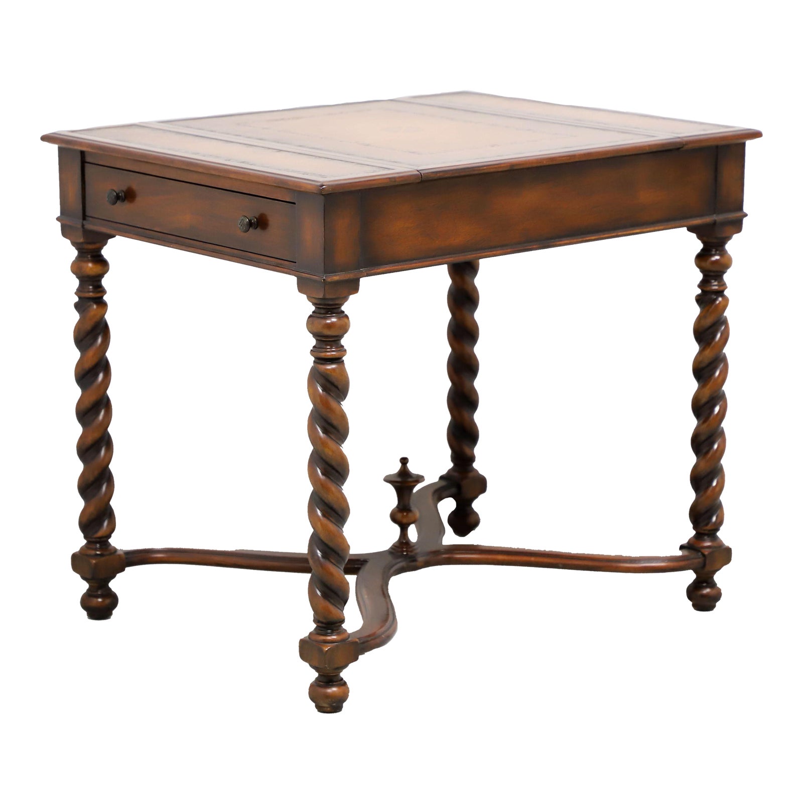 Theodore Alexander Essentials Inlaid Walnut Acacia William & Mary Style ...