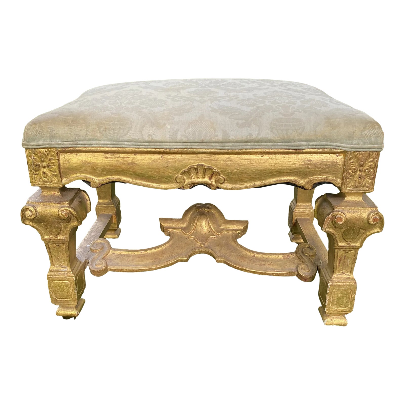 1960s Louis Xiv Style Bench | Chairish