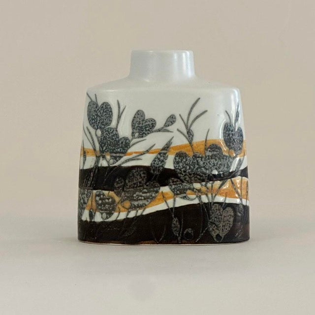 Royal Copenhagen "Trina" Design Faience Vase by Ivan Weiss, Denmark, 1970s | Chairish